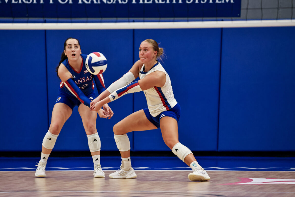 KU volleyball drops home opener in five sets against No. 8 ASU - KU Sports